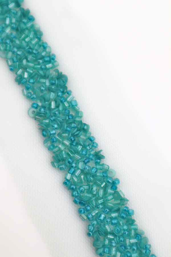 Aplicação Cora Verde Turquesa